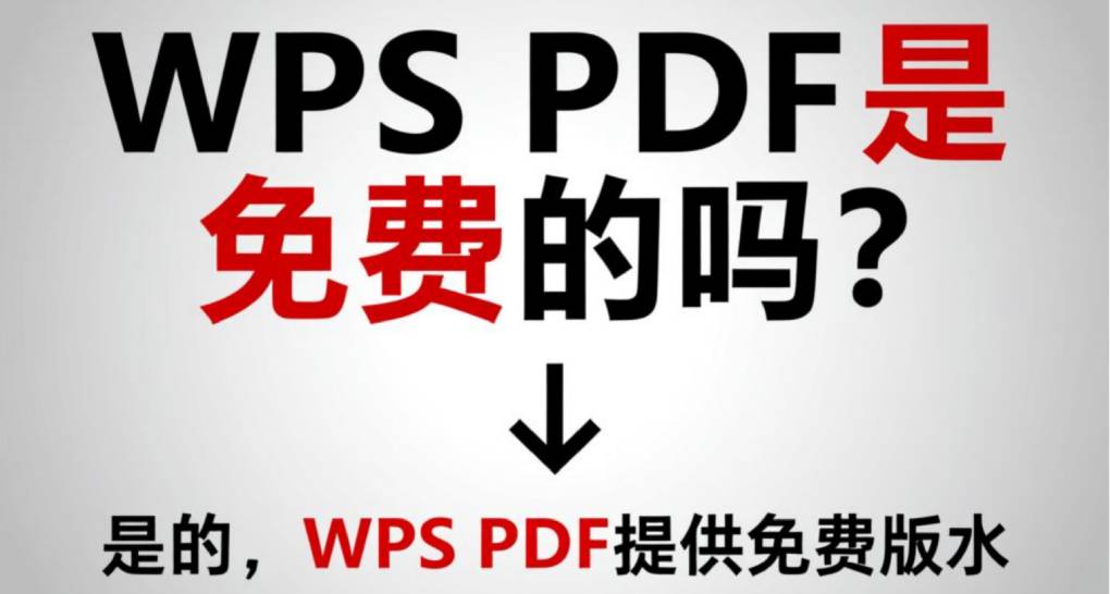 WPS PDF 是免费的吗？全面解析免费功能与付费服务 - WPS官网_WPS Office